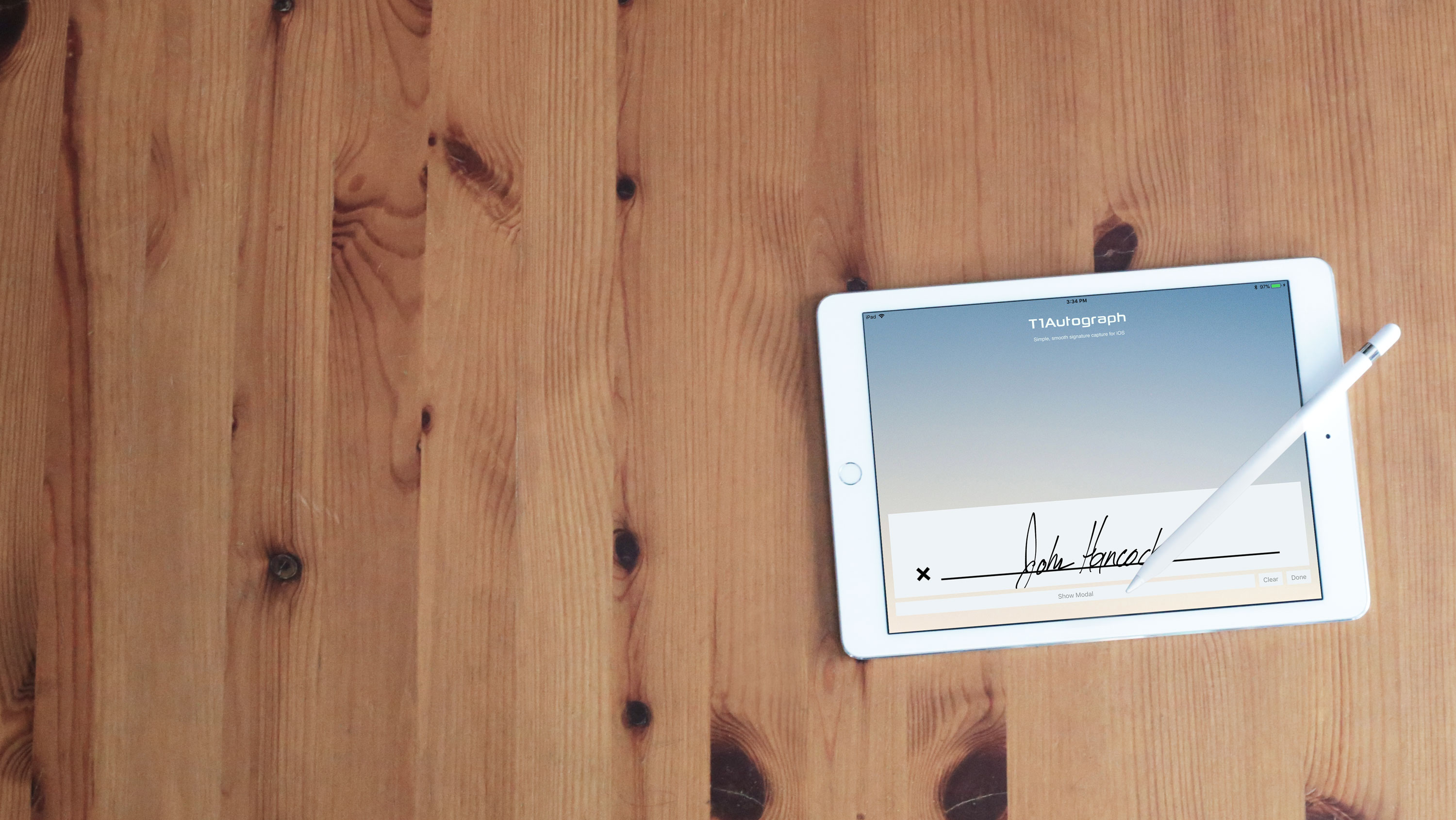 Autograph iOS Library - simple enterprise signature capture